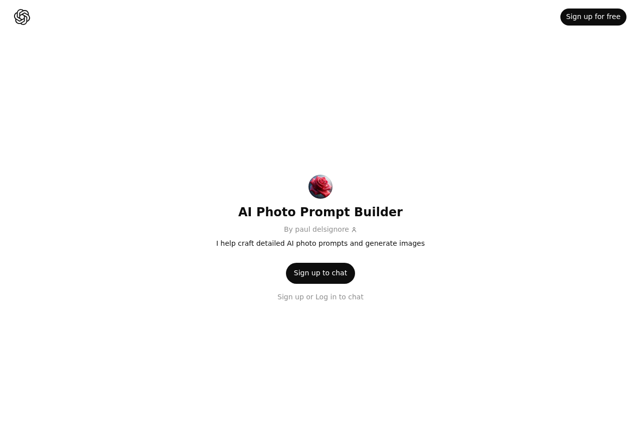 AI Photo Prompt Builder — Conception et art | AIMarketwave